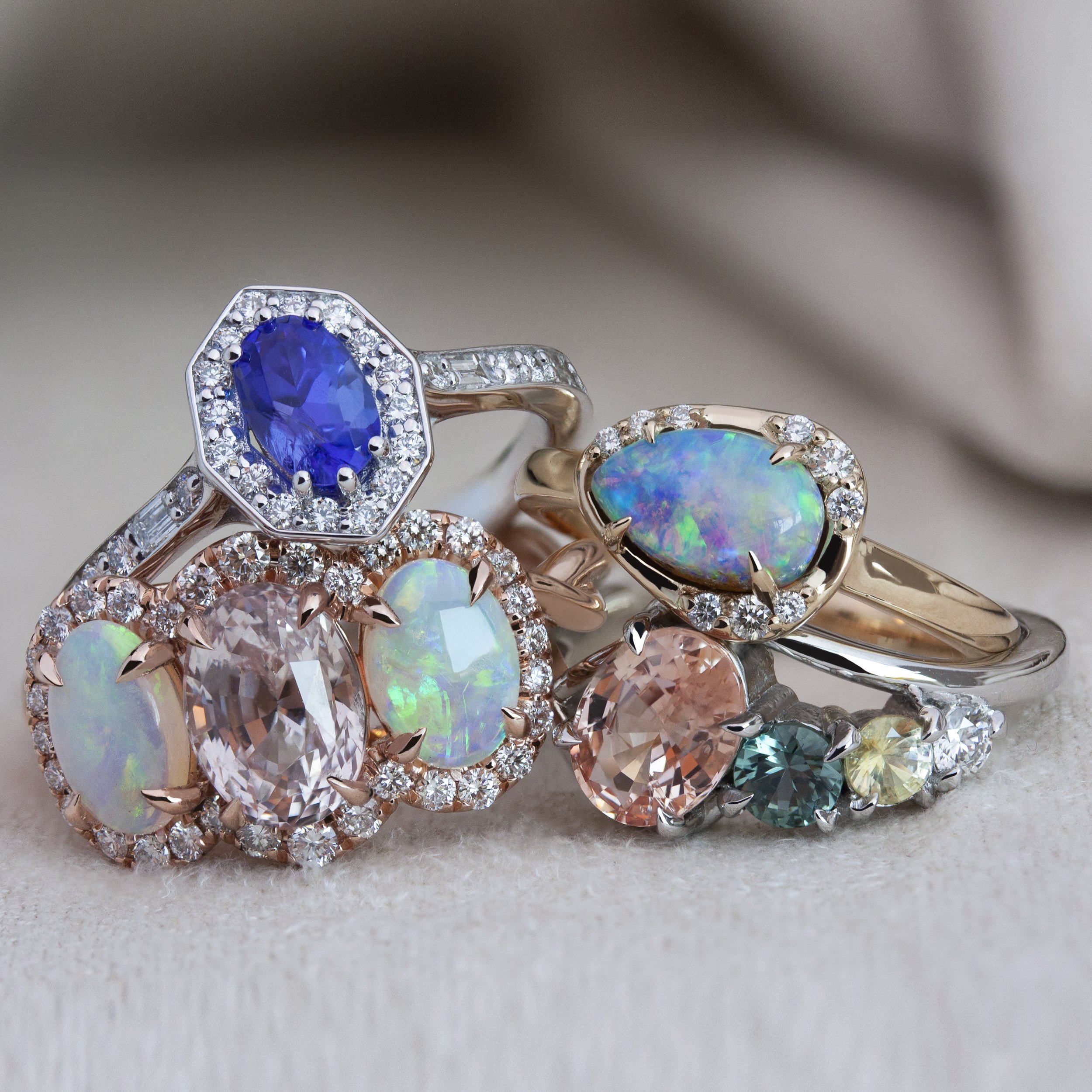Asymmetrical Twist Ring - Emily Chelsea