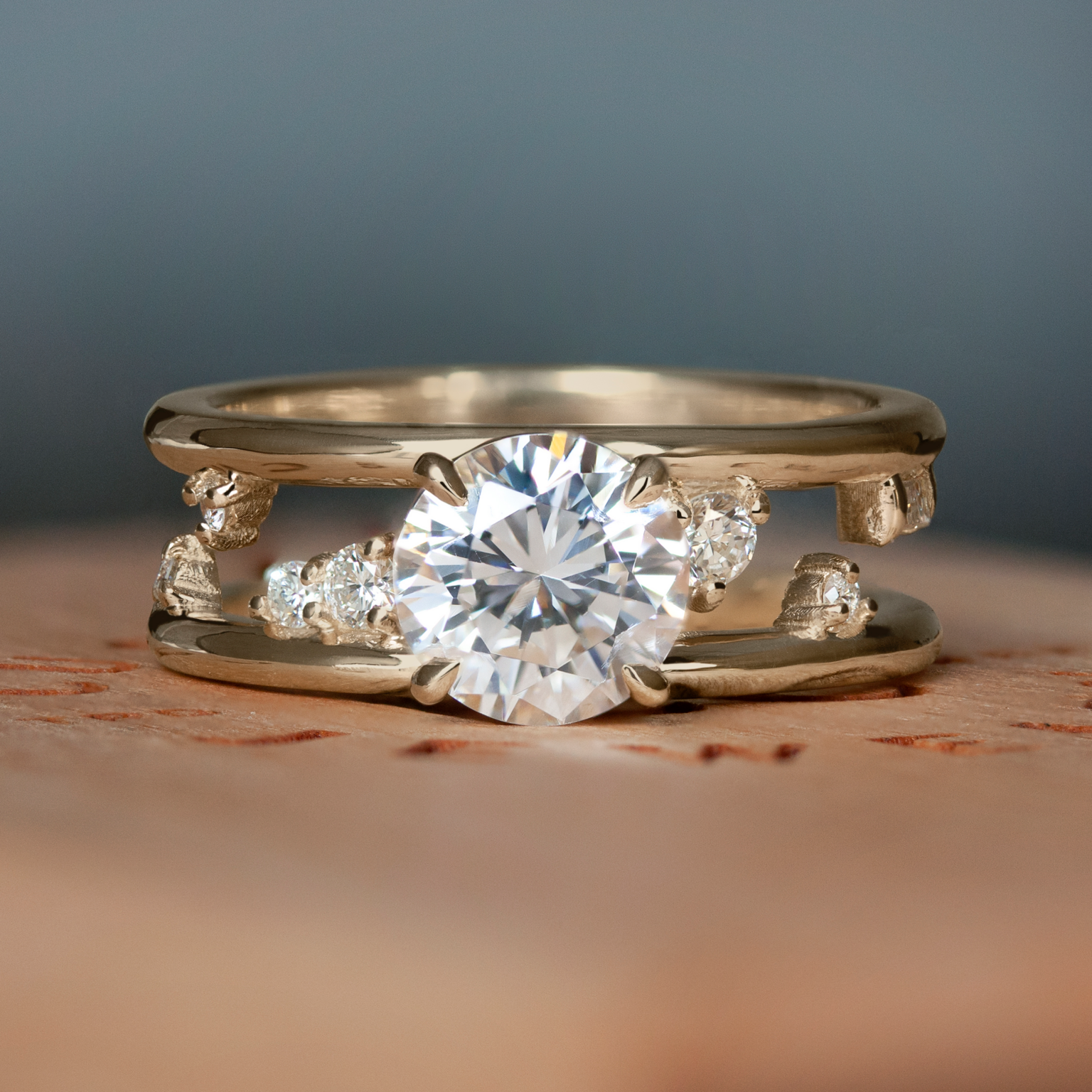 Space and Time Parallel Ring | Emily Chelsea Jewelry