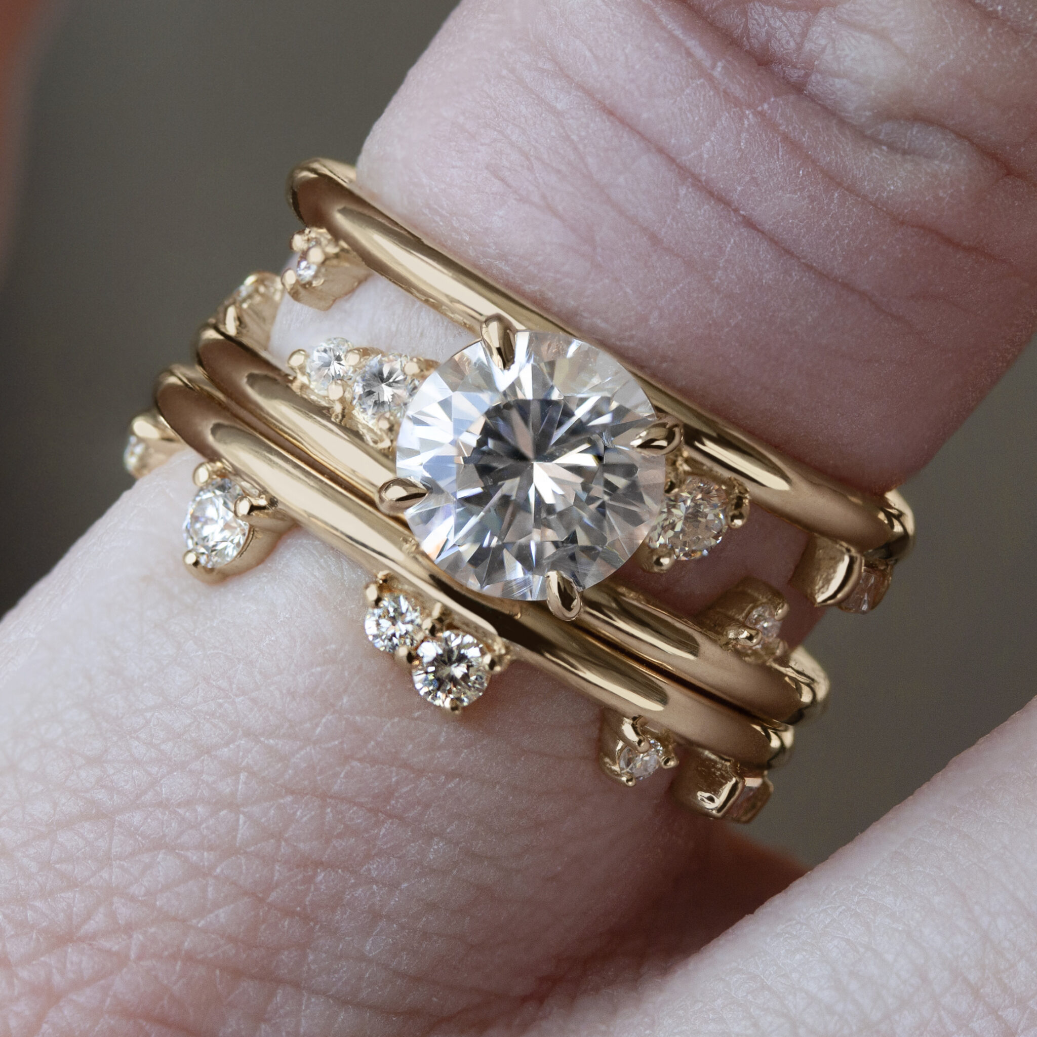 Space and Time Parallel Ring | Emily Chelsea Jewelry