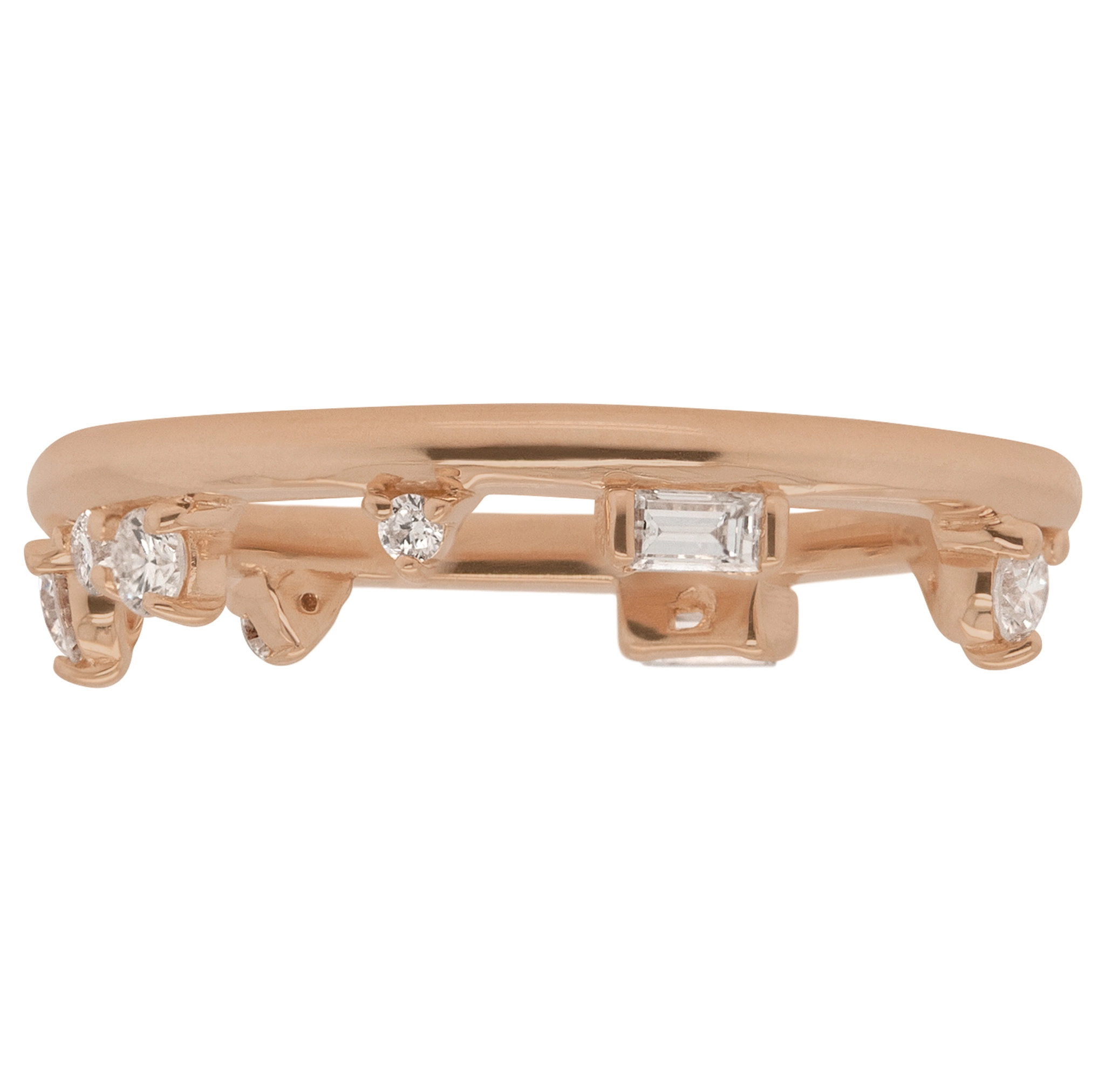 Space and Time Single Full Eternity Band | Emily Chelsea Jewelry