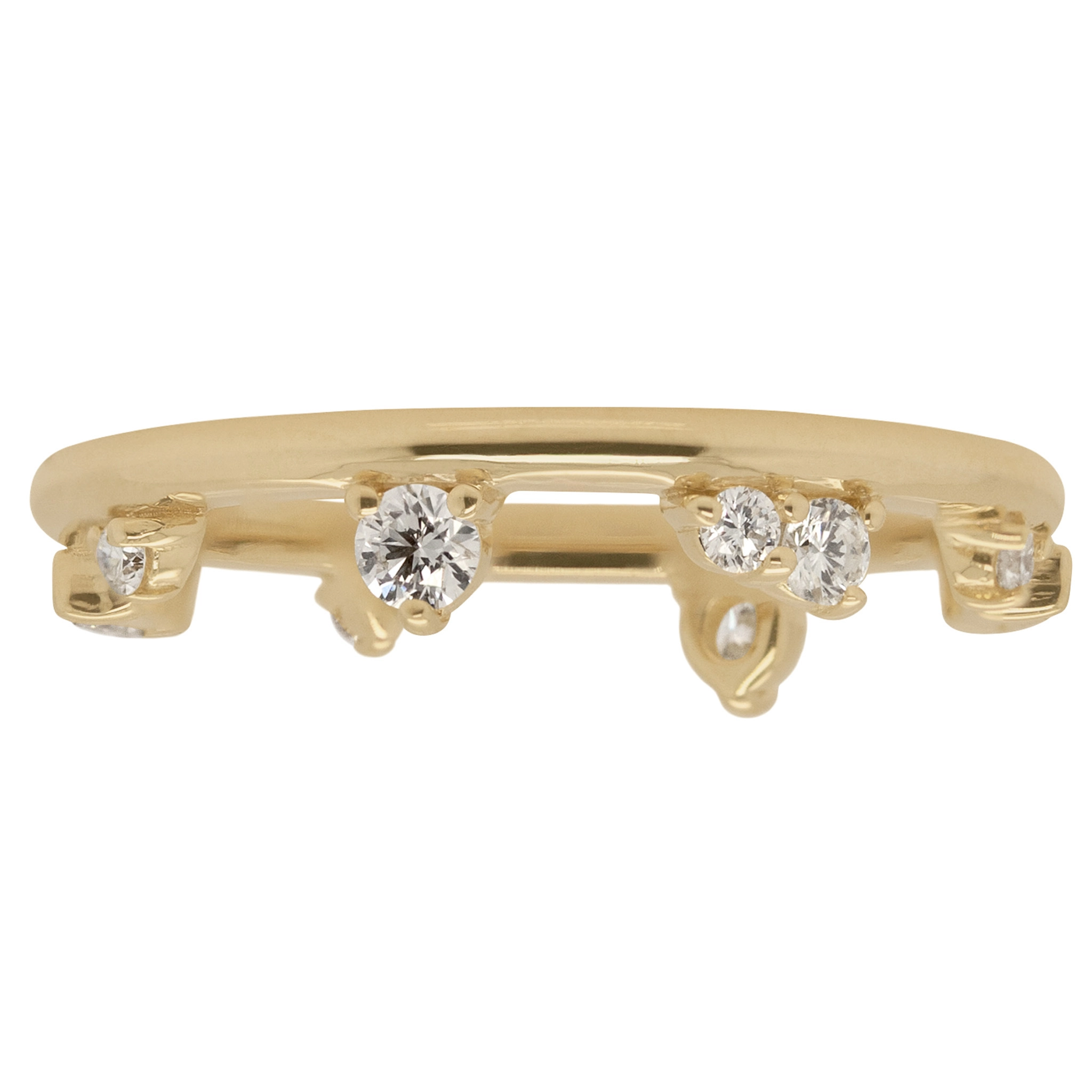 Space and Time Single Full Eternity Band | Emily Chelsea Jewelry
