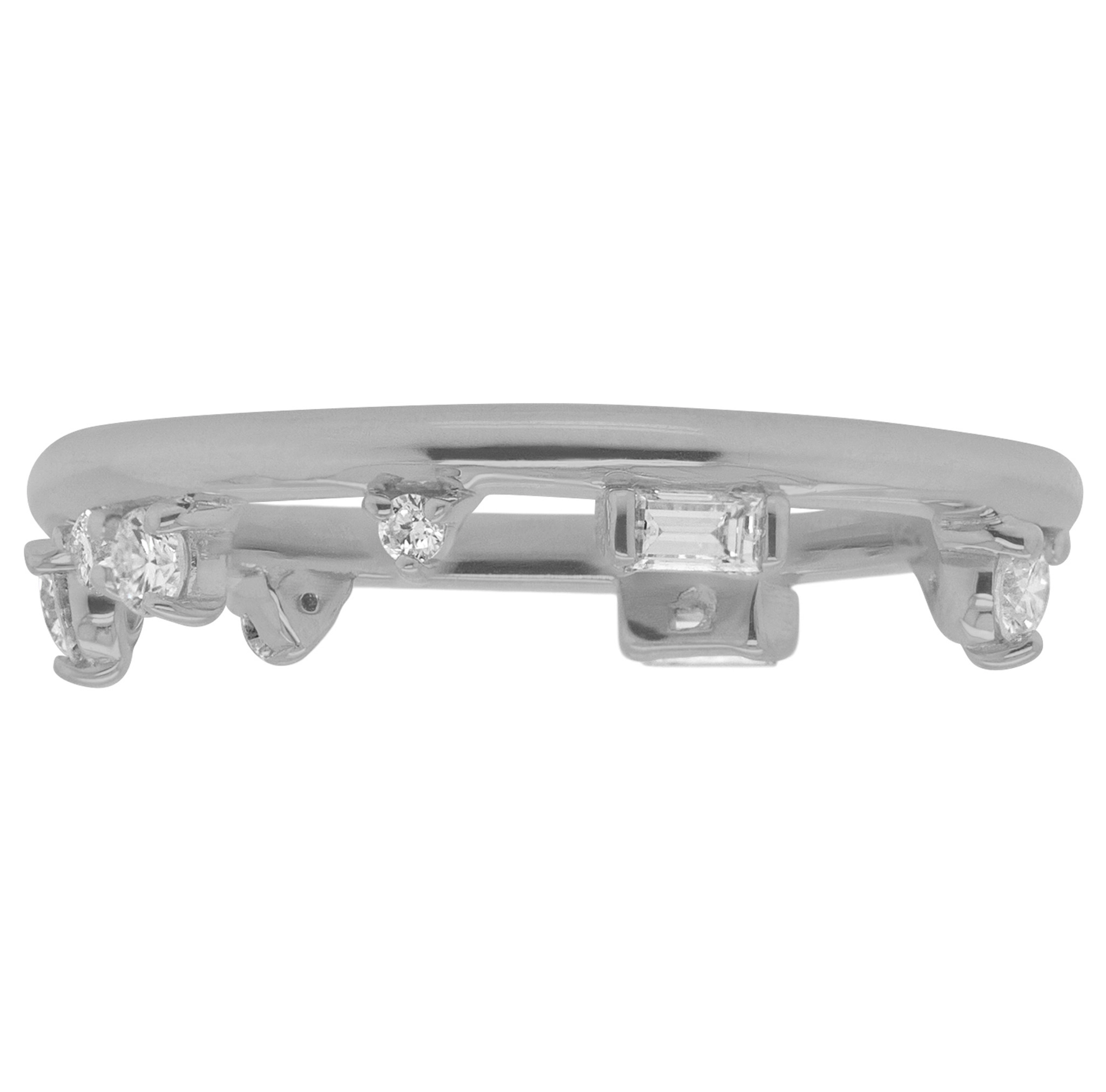 Space and Time Single Full Eternity Band | Emily Chelsea Jewelry