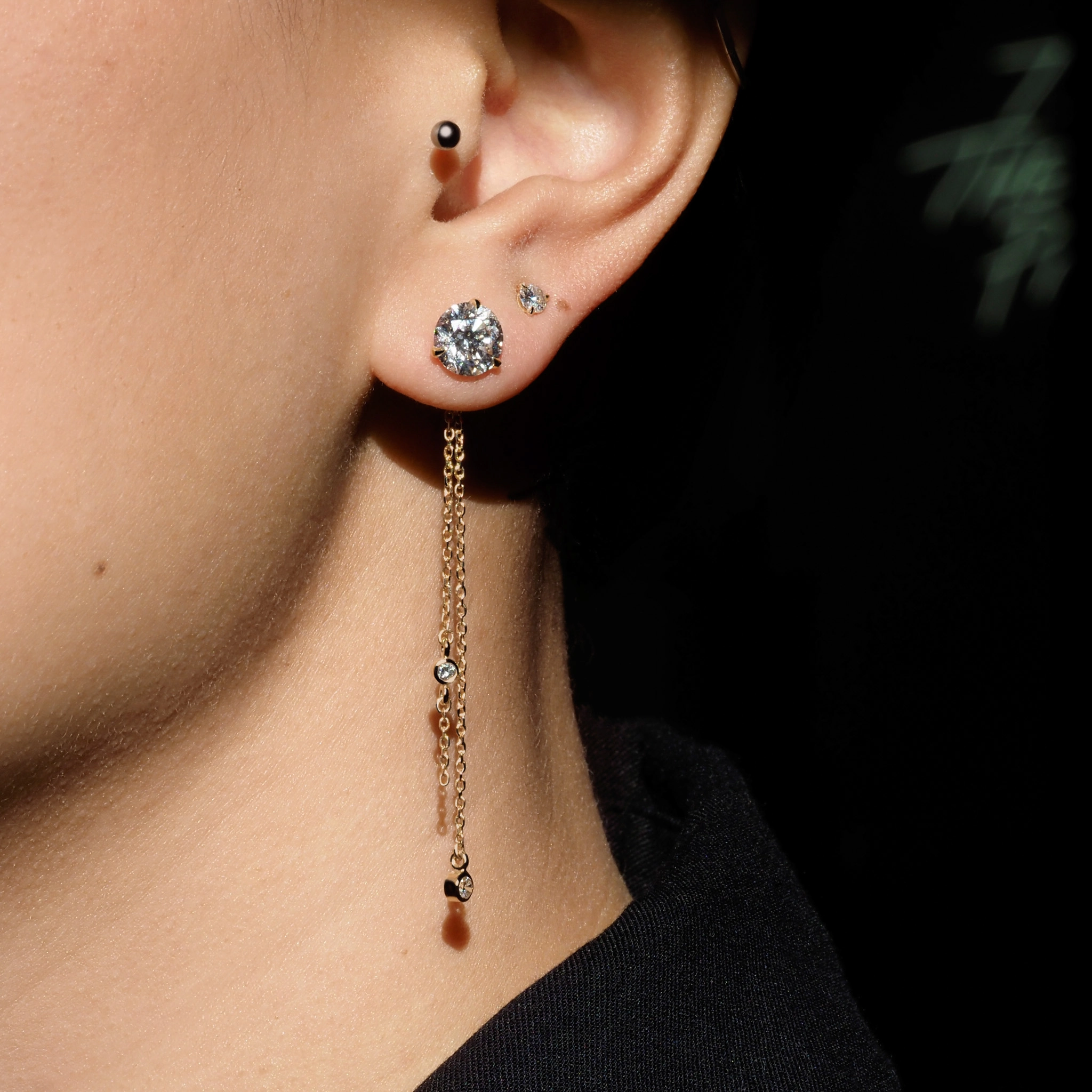 Stardust Dangle Jackets Short | Emily Chelsea Jewelry